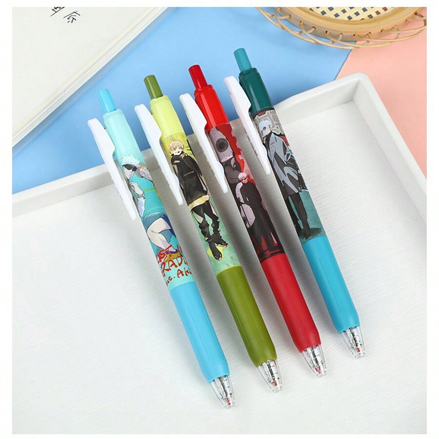 Jujutsu Kaisen 1pc Ballpoint Pen, Anime Character Blind Box Push-Type ...