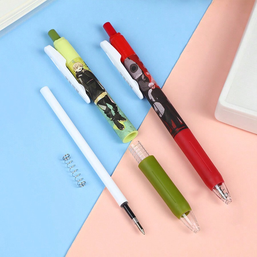 Jujutsu Kaisen 1pc Ballpoint Pen, Anime Character Blind Box Push-Type ...