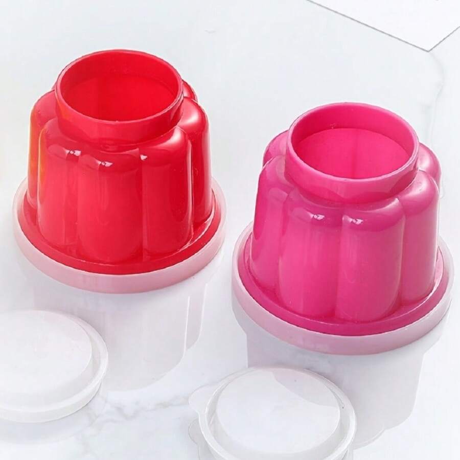 4pcs, Reusable Jelly Pudding Mold With Lids - Perfect For Making ...