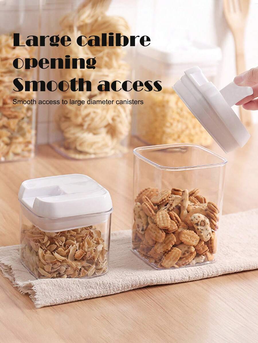 Vtopmart Airtight Food Storage Containers, 7 Pieces Plastic Cereal ...