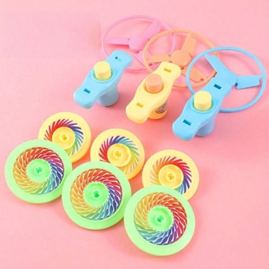 Wervelwind UFO Gyro Lancering Roterende UFO Gyro Speelgoed Torque Set ...