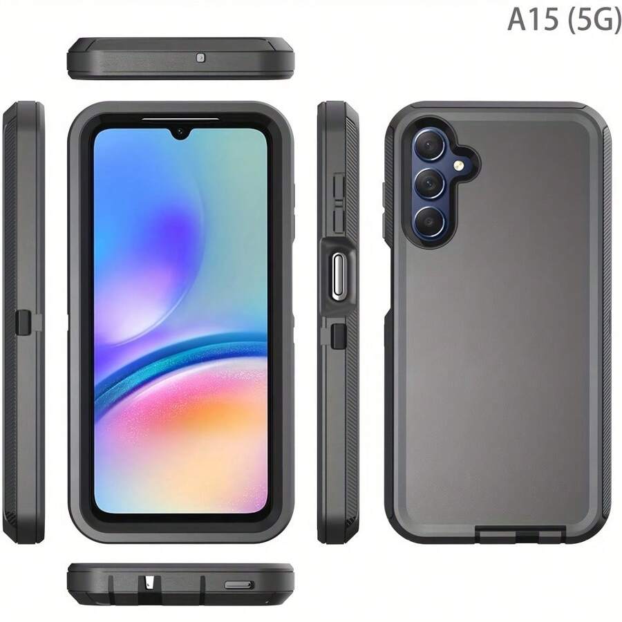 For Galaxy A15 5G Heavy Duty Shockproof Housing Rugged Durable Hard ...
