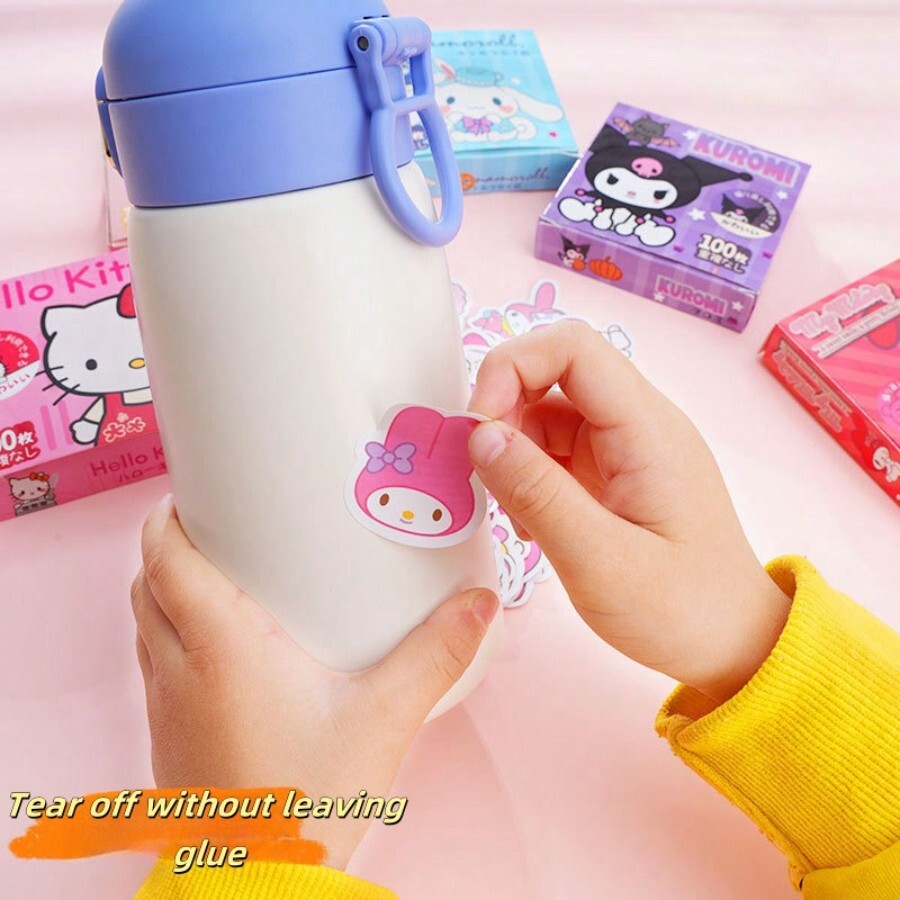 Sanrio Sanrio Cartoon Gift Box With 100 Non-Repeating Cute & Fun KT Cat ...