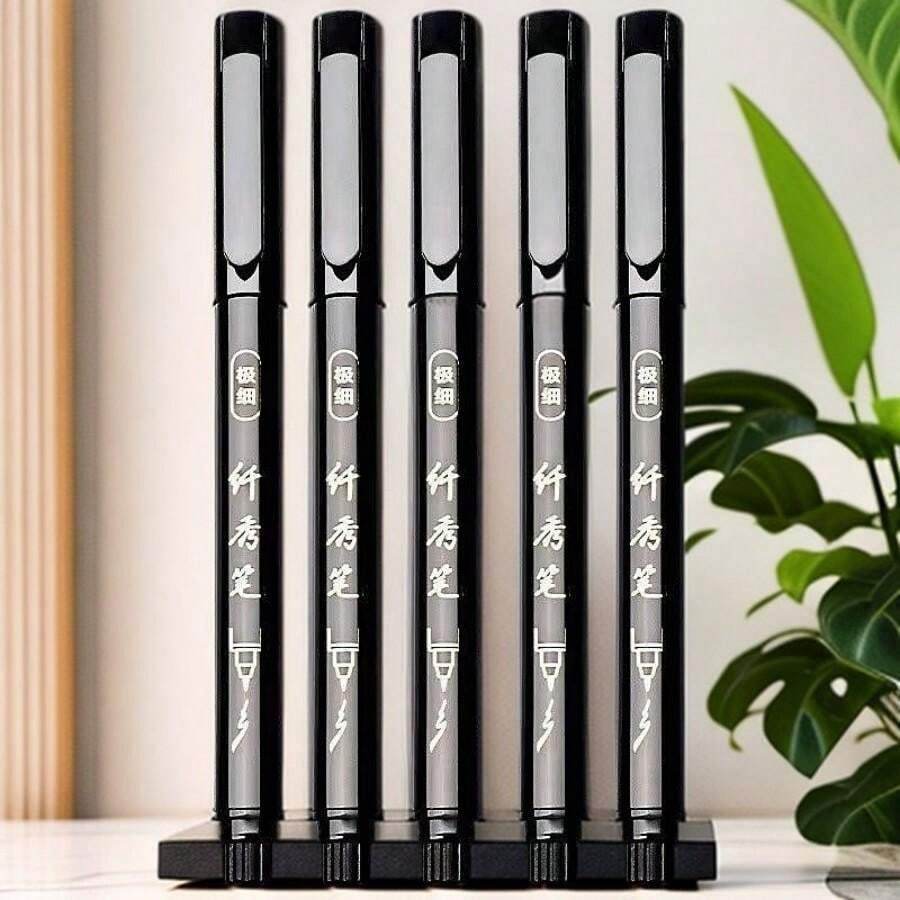 Calligraphy Practice Soft Tip Pens For Students, Refillable Ink ...