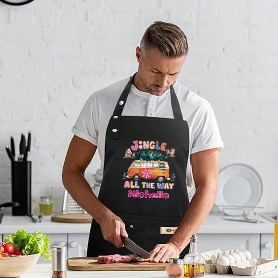 Customized Exclusive Apron Cooking Clothes Fashionable New Fabric Chefs ...