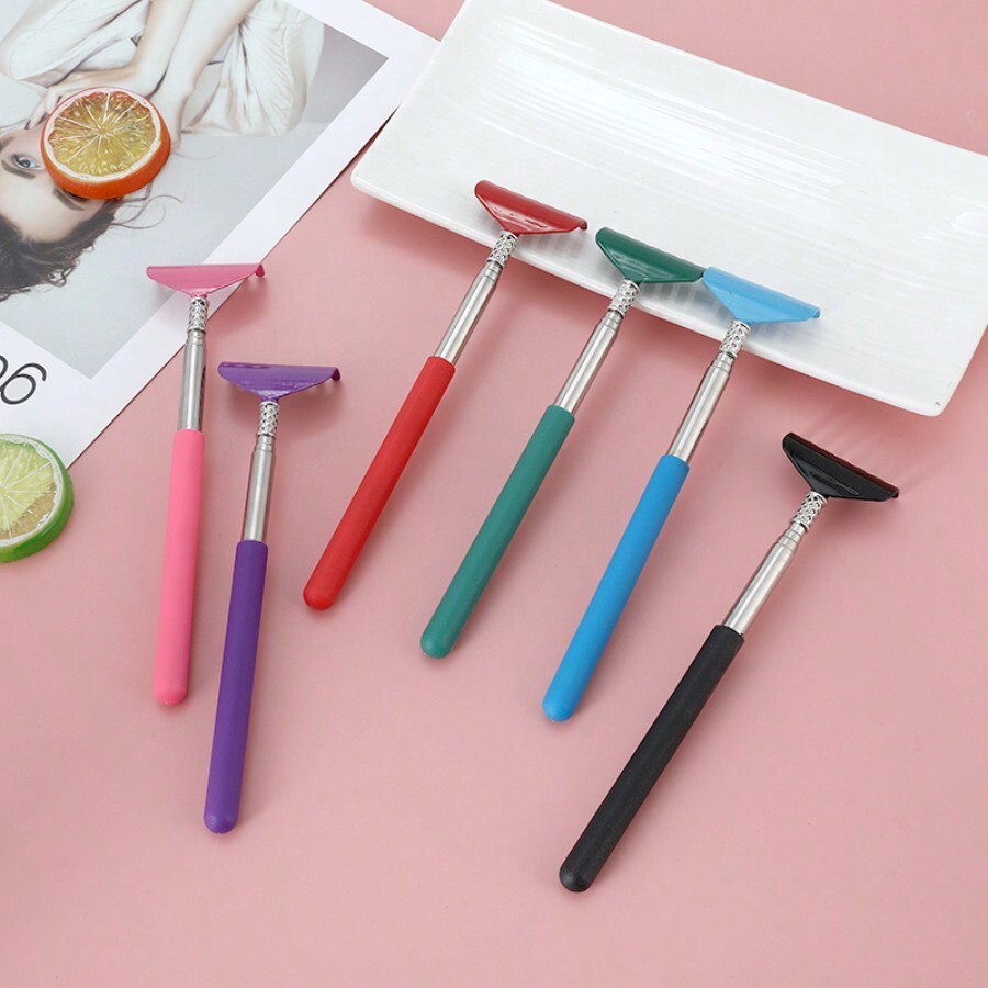 1pc Ergonomic Expandable Stainless Steel Back Scratcher, Itch Relief ...