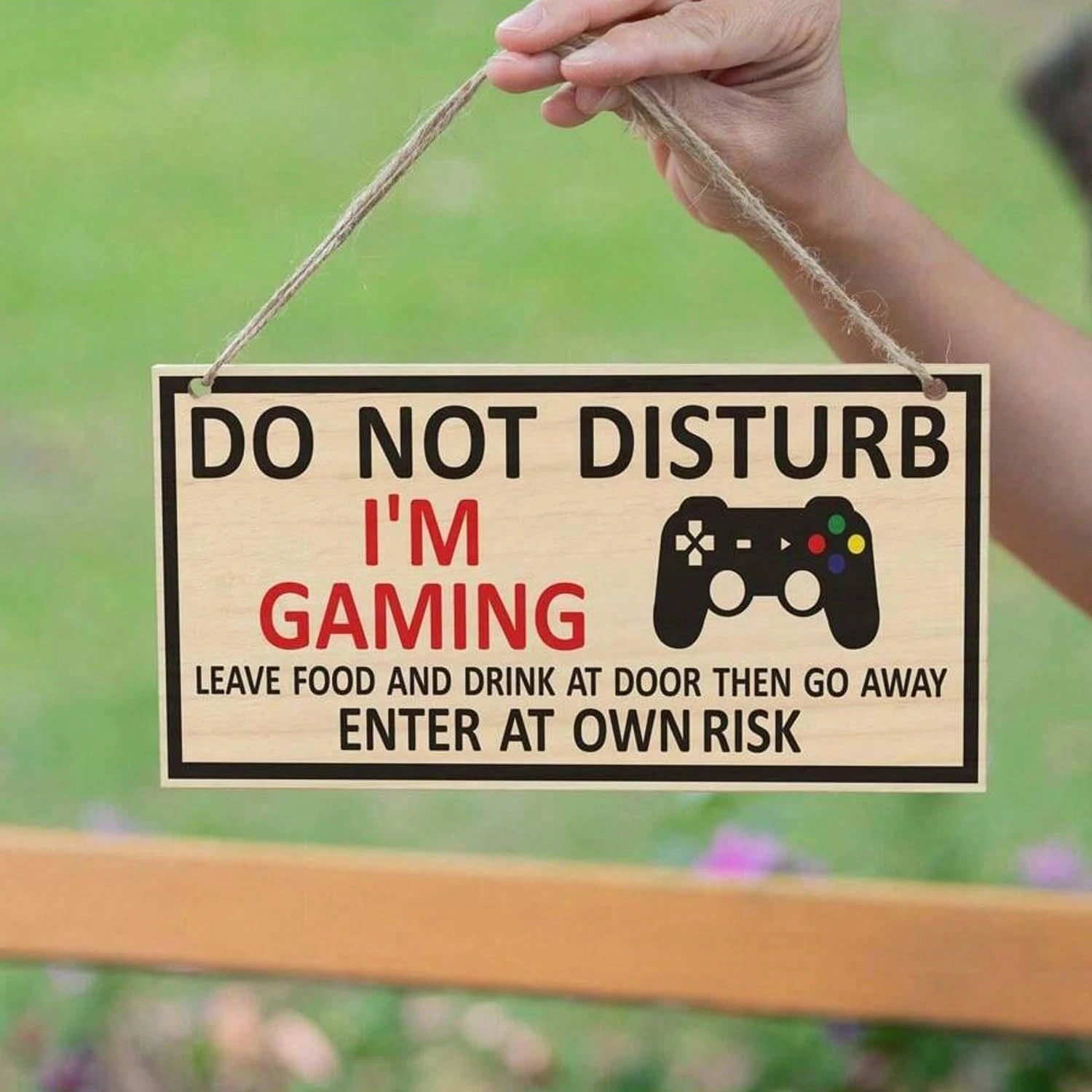 In The Game - Do Not Disturb Door Sign Best Gifts Birthday | SHEIN ...