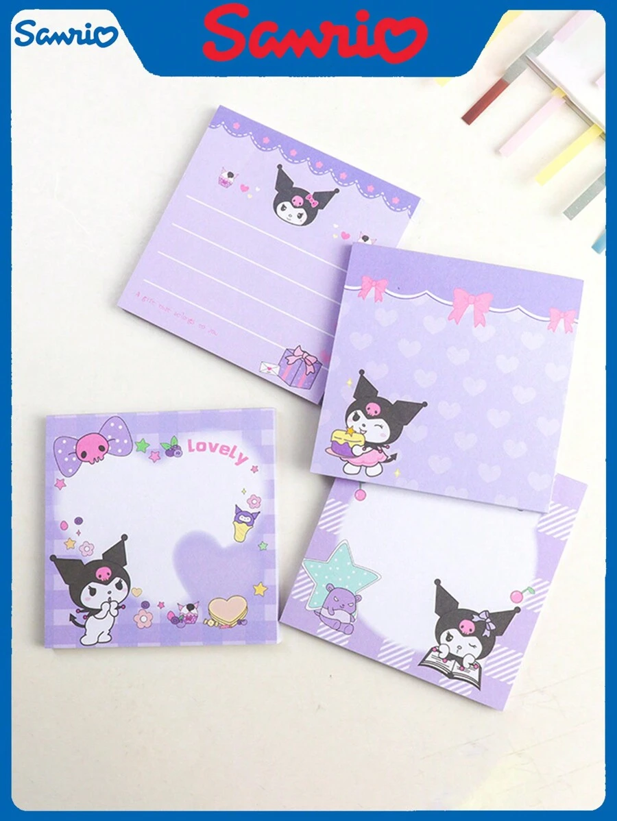 Sanrio A Set Of 4 Styles Of Sanrio New Memo Pads With High Aesthetics ...