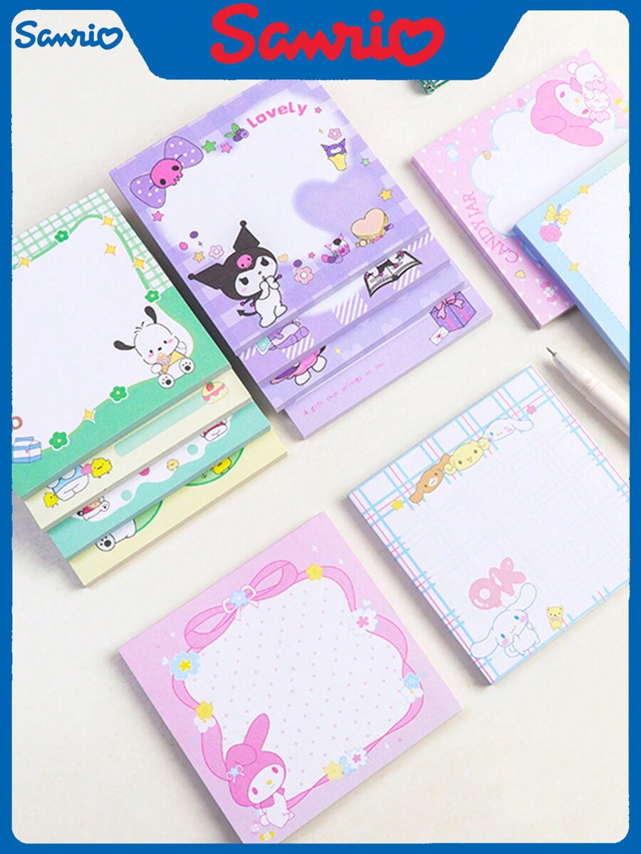 Sanrio A Set Of 4 Styles Of Sanrio New Memo Pads With High Aesthetics ...