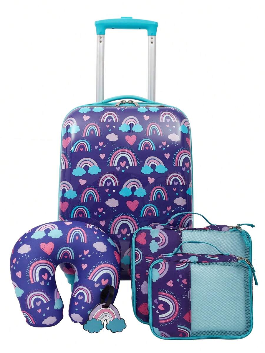 Travelers Club 5-Piece Kids Hardside Luggage Set With 18" Spinner ...