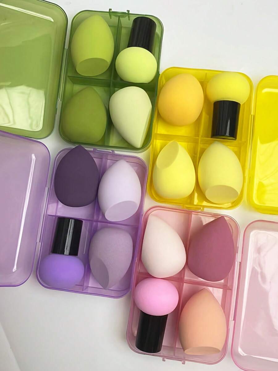 Set de esponjas de maquillaje con cabeza en forma de seta - Esponjas de ...