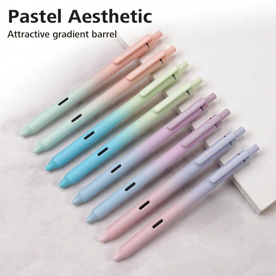4PCS Fine Point Gel Pens,Silent Retractable Pens For Journaling,Drawing ...