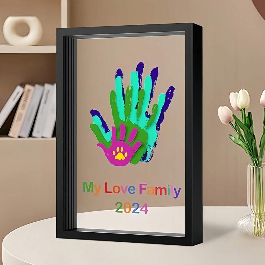 Pet Paw Print Kit, Pet DIY Photo Frame, Family Handprint Set, Baby ...