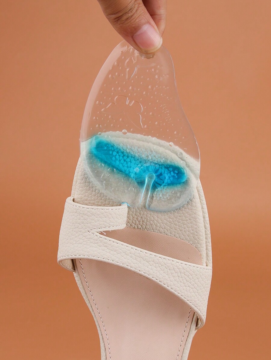 1 Pair Thong Flip Flop Forefoot Cushion Pads, Anti-Slip, Butterfly ...