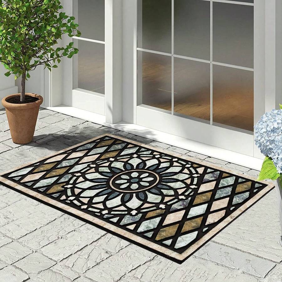 DeramHy home 2024New!! 1 Pc Rectangle Entrance Door Mat Large 24 X 36 ...