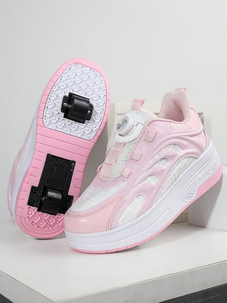 Zapatos con ruedas transformables de doble rueda para niños, zapatos de ...