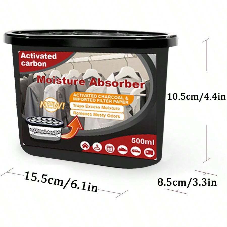 Moisture Absorber Dehumidifier Box, Portable Desiccant Box For Bathroom ...