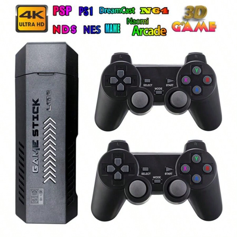 X2 Plus 4K Retro Game Stick HD Video Game Console 128G Built-In 41000 ...