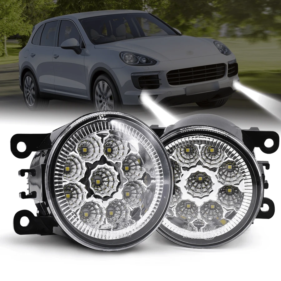 Front Bumper Fog Lights Fit For Prosche Cayenne 2011 2012 2013 2014 ...