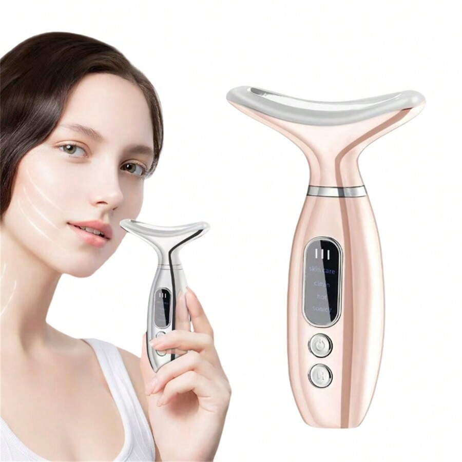 Neck Beauty Device, Face Massager For Face And Neck, 3 Adjustable ...
