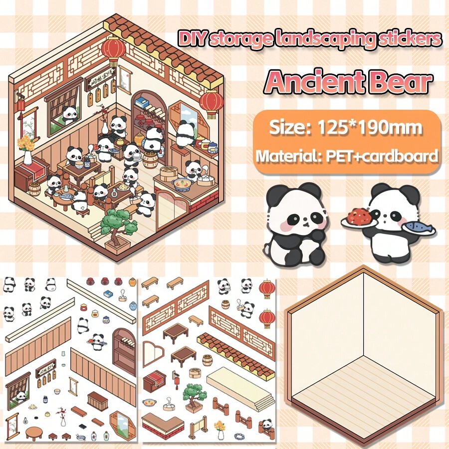 Send Tweezers, Korean Miniature Scenes, Landscaping Stickers, No-Cut ...