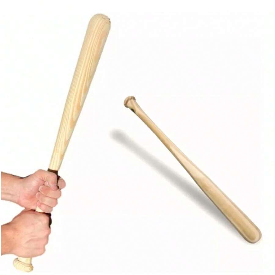 1 Natural Raw Wood Baseball Bat | SHEIN UK