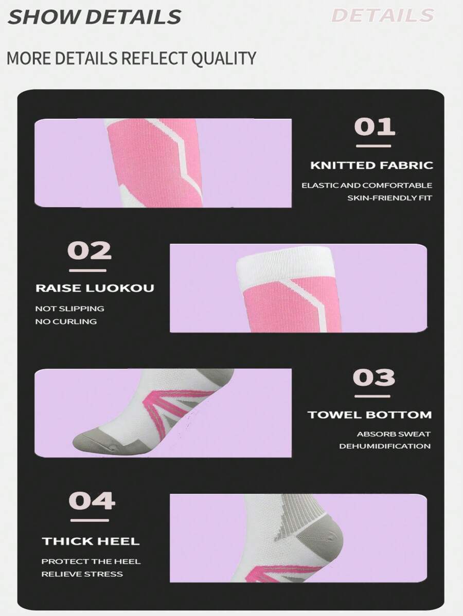 1 PAIR Copper Wellow Compression Socks 15-15 Mmhg Knee High Pregnant Nurses Pregnancy Maternity ...