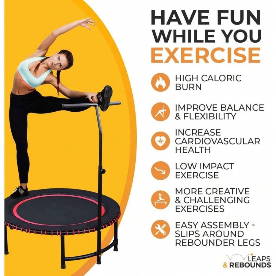 Leaps And Rebounds Adjustable Stabilizer Bar, 40 Inch - Exercise ...