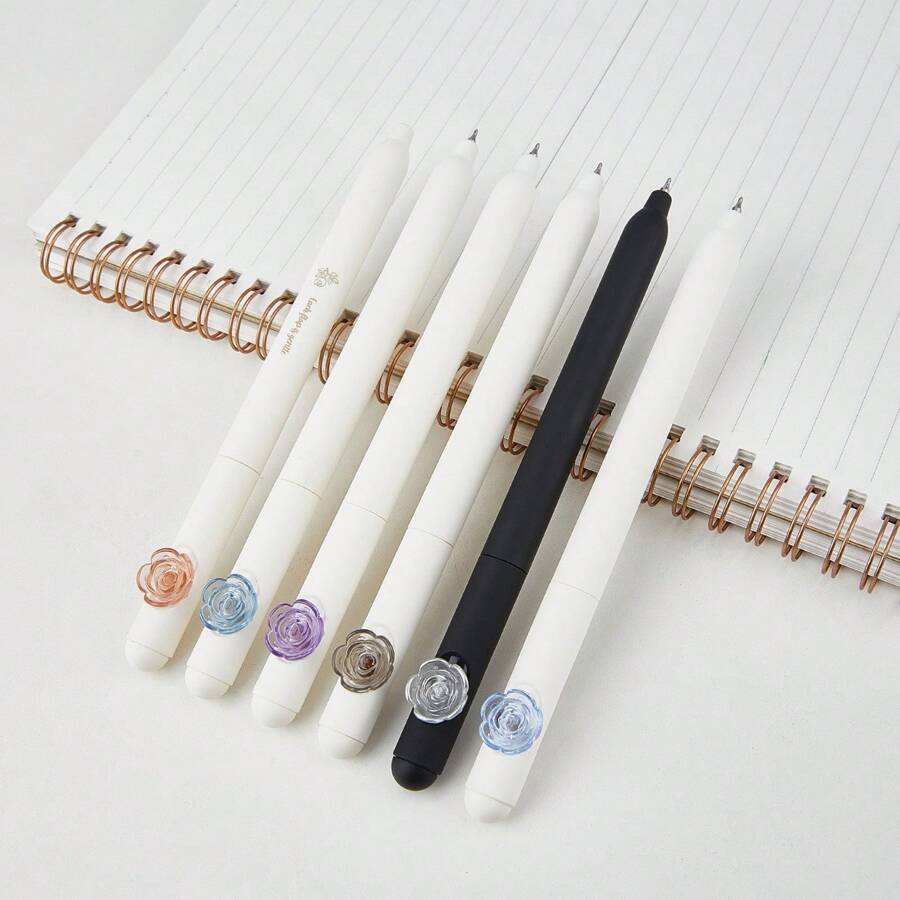 4 Packs Set Student 0.5mm Black Speed Drying Ins Style Brushing Test ...