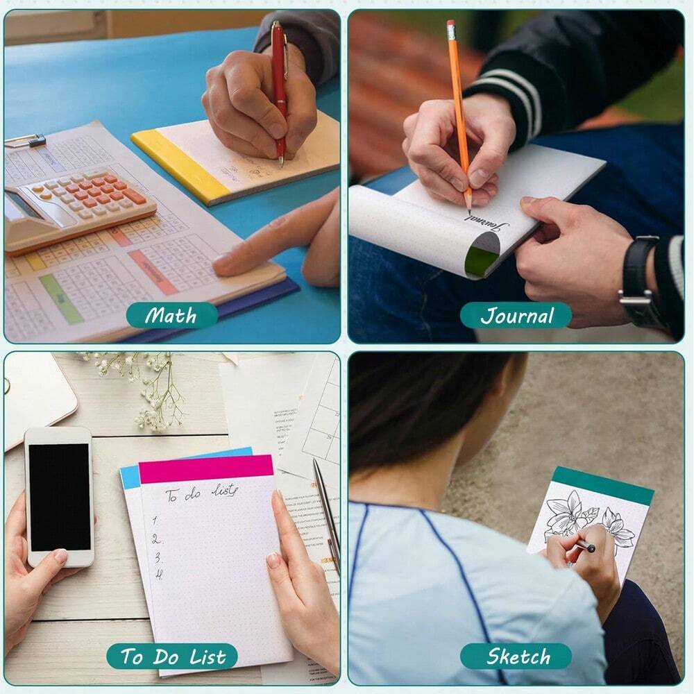 Notebook,Note Pad With Tear LineGraph Paper Pad Pads 6x8 Notepad 100 ...