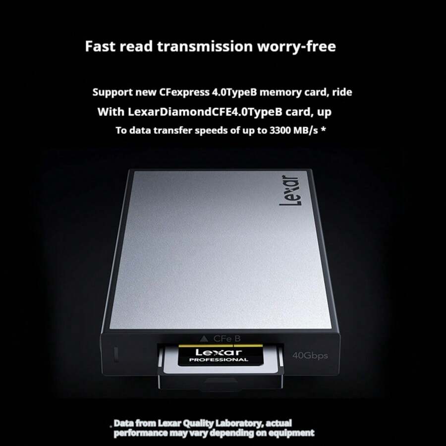 Lexar CFexpress 4.0 Type B Card Reader Desktop Backup Station Workflow ...