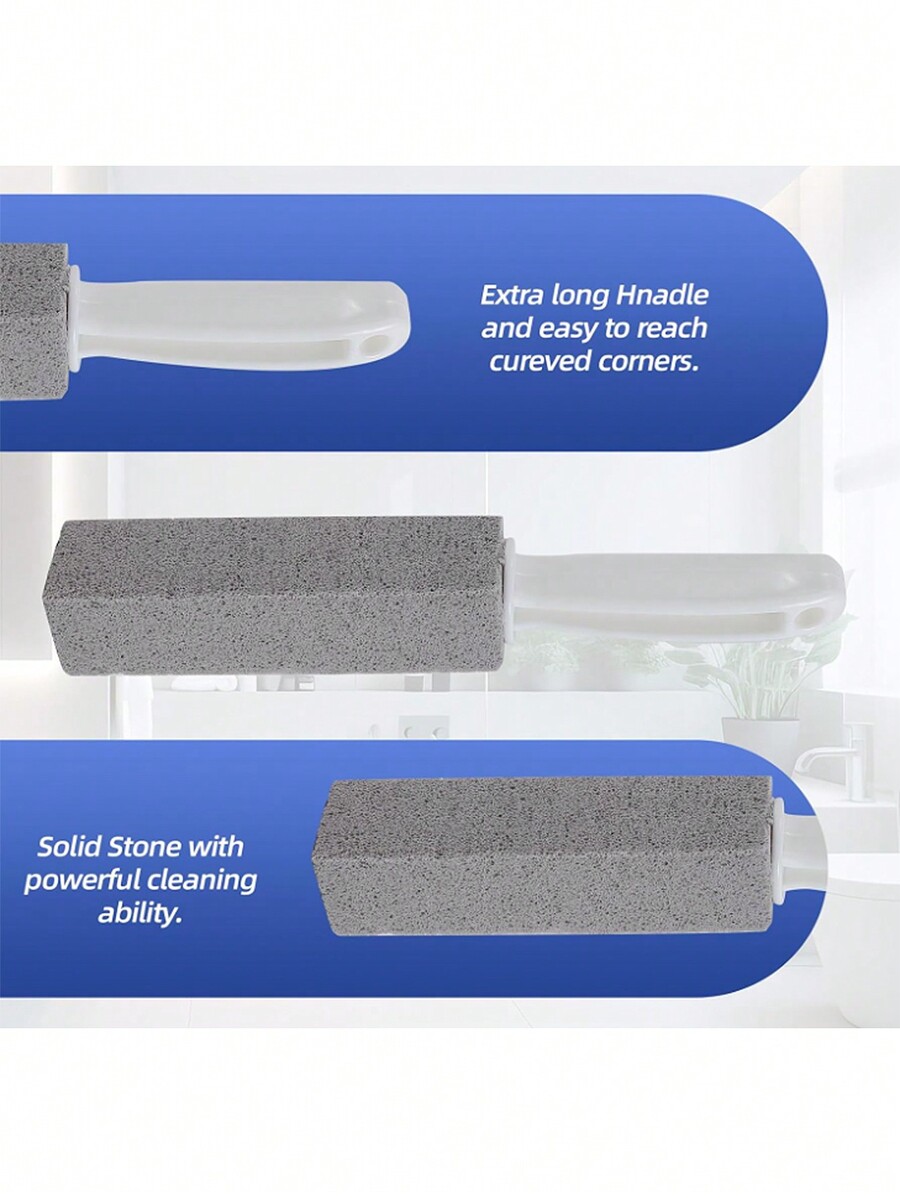 Pumice Cleaning Rod, Powerful Stain Remover For Toilet Bowl, Waterline ...