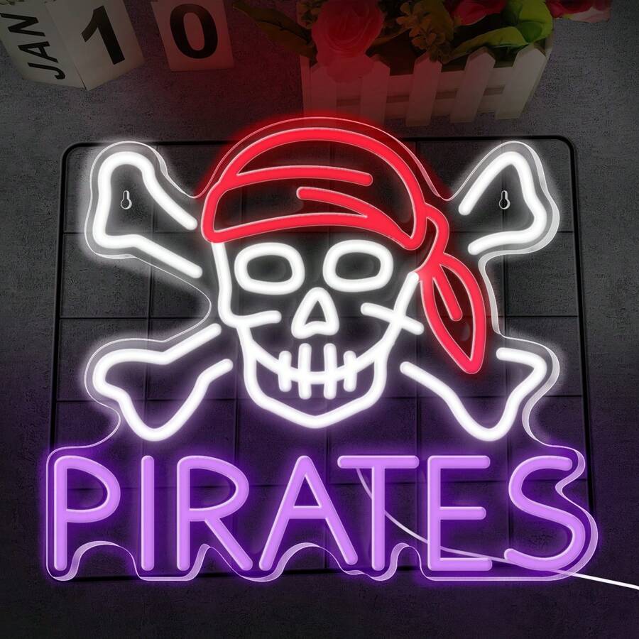 One Piece Neon Sign 9 Levels Dimmable Anime Neon Skull LED Neon Kids ...