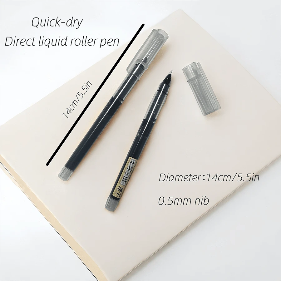 Stylo à bille à encre liquide à séchage rapide de 0,5 mm, disponible en ...