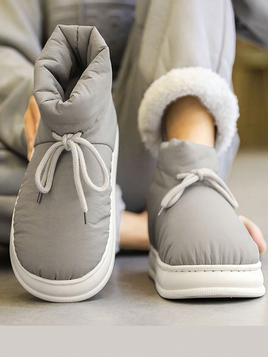 High-Top Lining Shoes Men's Winter New Outer Wear Lining Warm Boots for ...