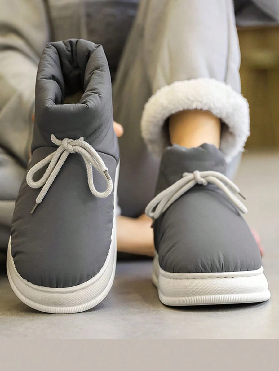 High-Top Lining Shoes Men's Winter New Outer Wear Lining Warm Boots for ...