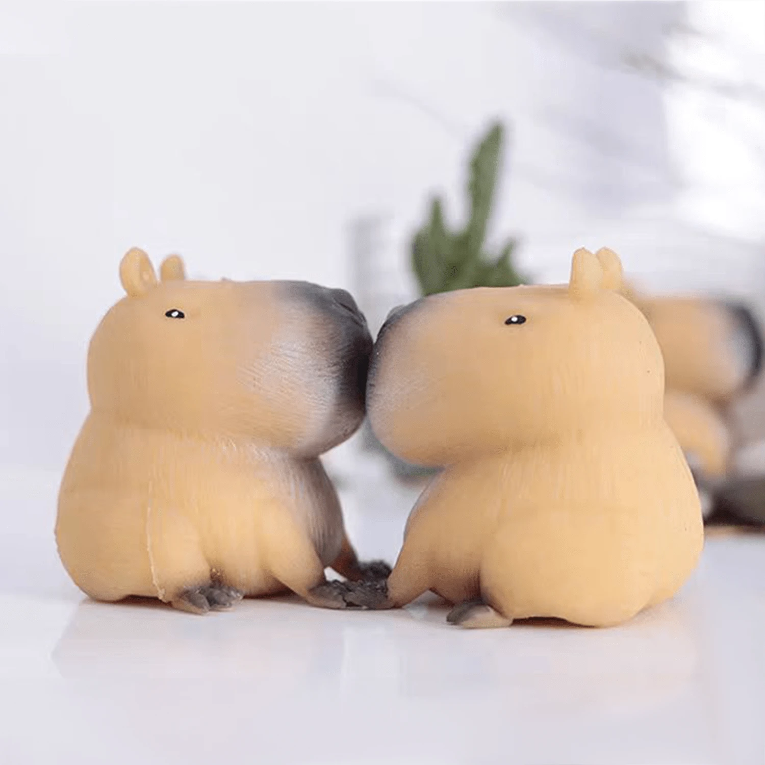 1pc Cute Capybara Squishie, Stress Relief Squeeze Ornament, Reactive ...