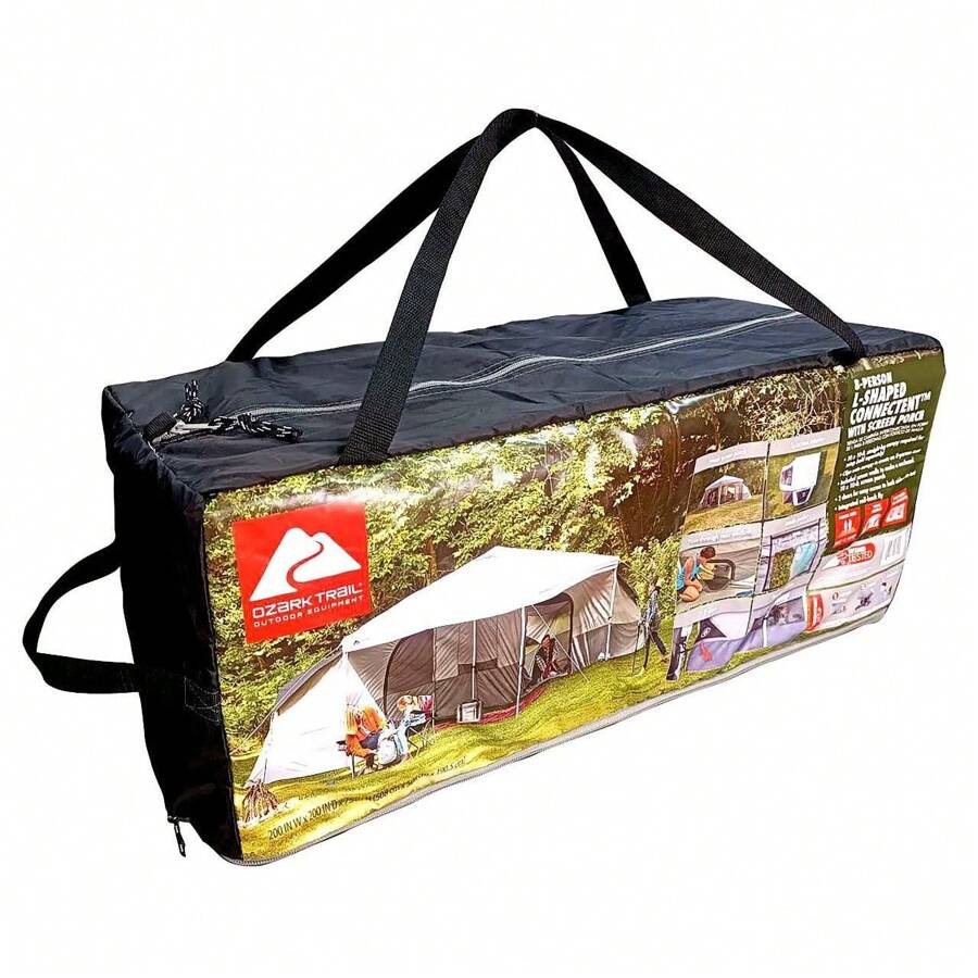Ozark Trail 8-Person Connect Tent With Screen Porch (Straight-Leg ...