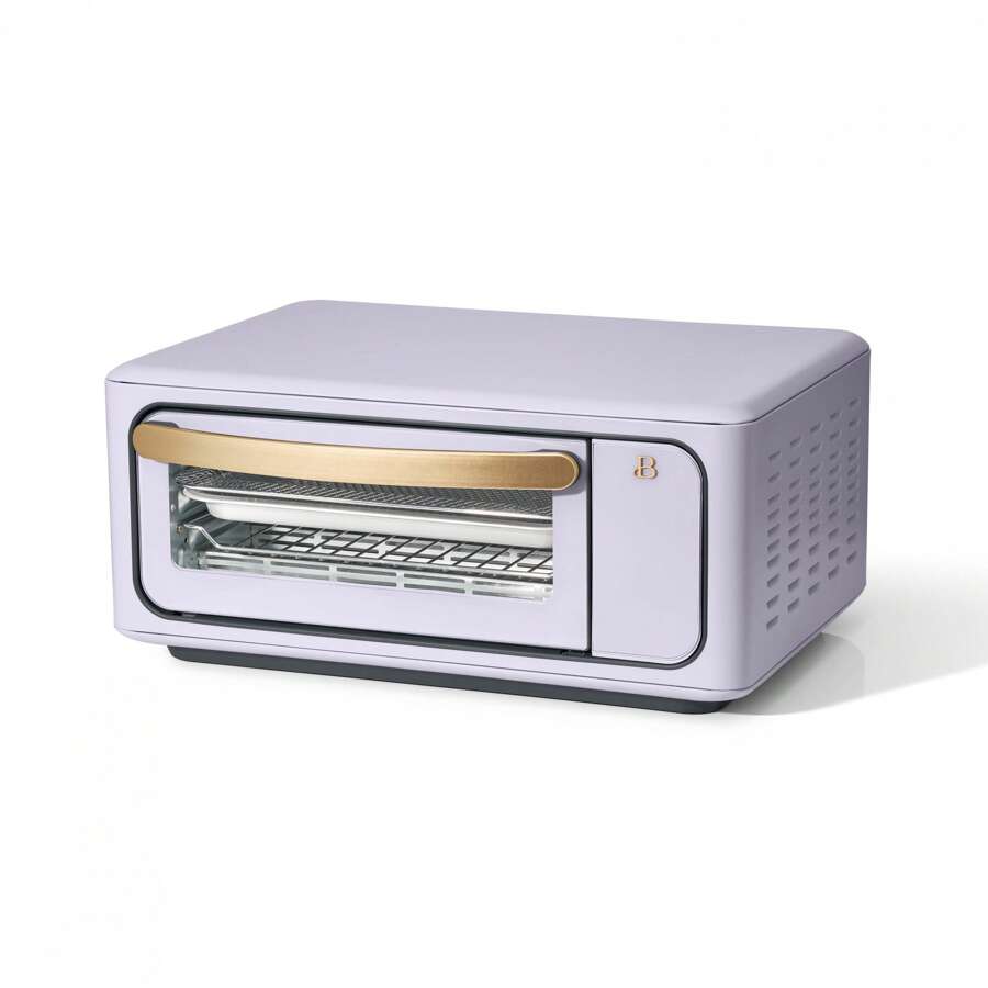 Beautiful Air Fry Toaster Oven, 9-Slice, 1800 W, Lavender By Drew ...