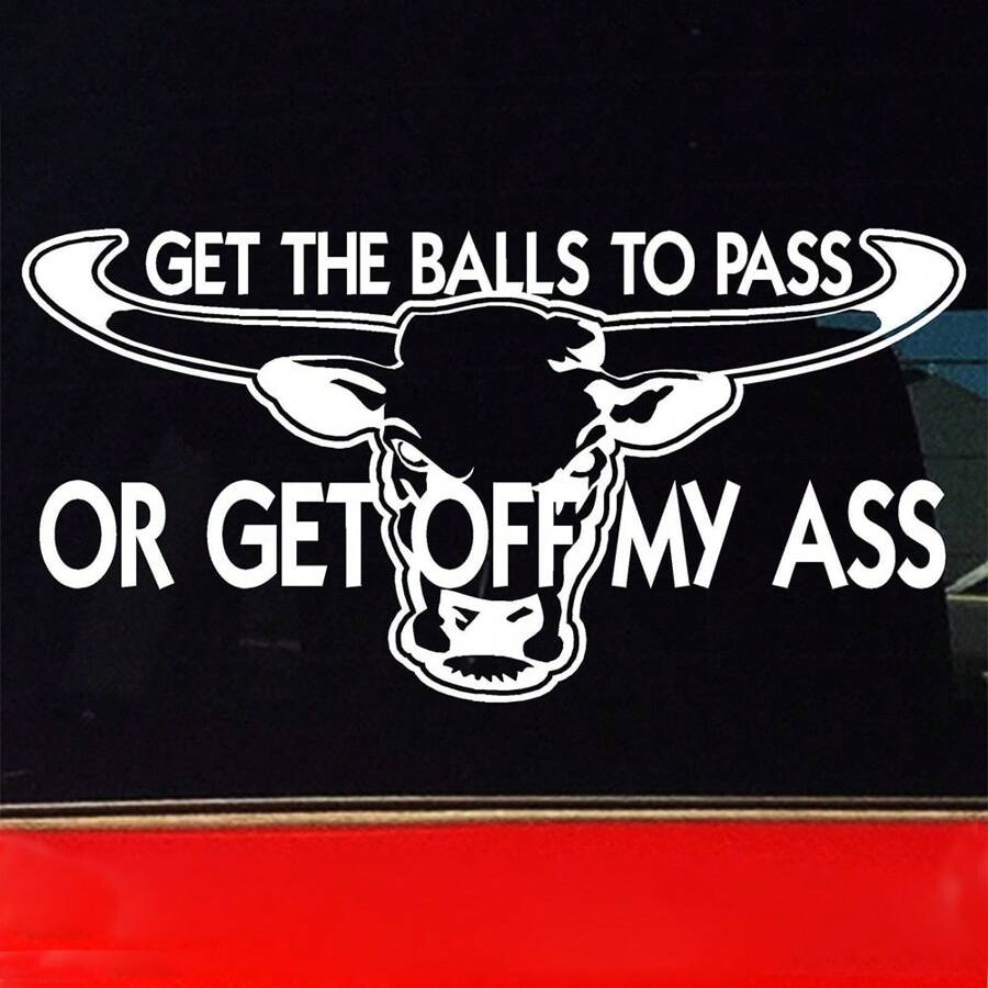 New 200mm Funny Aussie BNS 4x4 Ute Car Stickers Decal GET BALLS COUNTRY ...