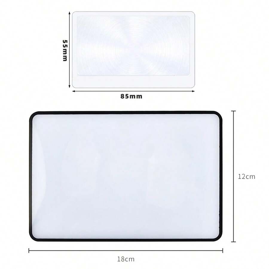 Page Magnifying Sheet 3X Lightweight Optical Plastic Fresnel Lens ...