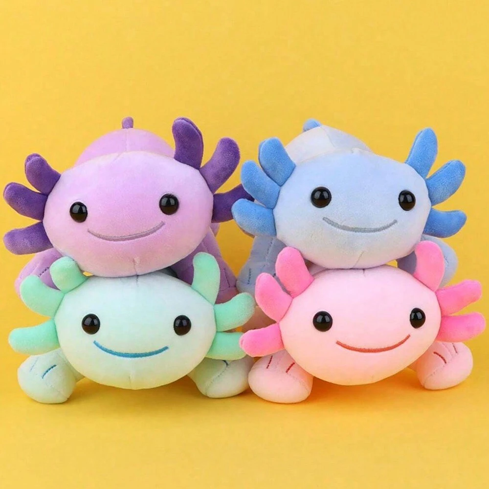 1 o 2 piezas Juguete de peluche de Axolotl, muñeco de peluche de ...