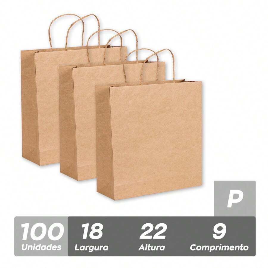 Easy Packaging Kraft Paper Bag For Delivery With Twisted Handle ...
