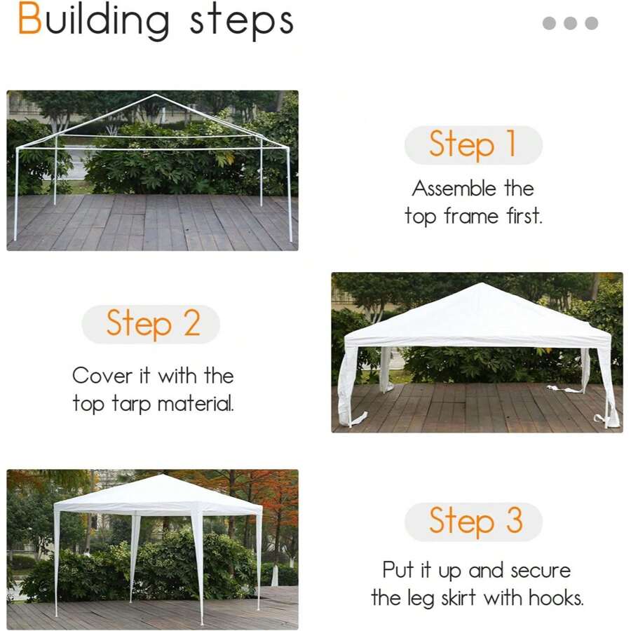 Party Tent Outdoor Canopy Outdoor Wedding Tent Water-Proof Canopy Tent ...