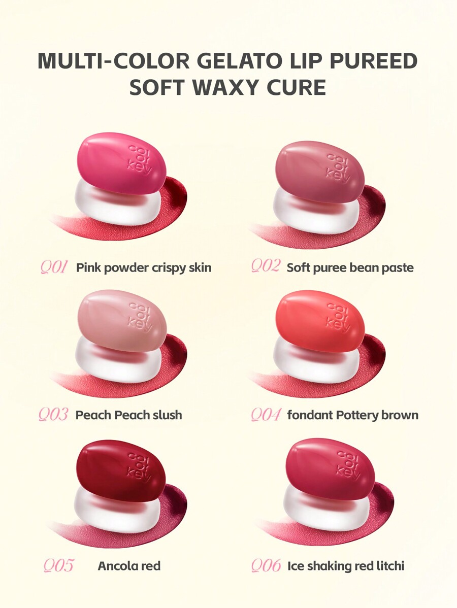 COLORKEY Color Key Kera-Ki Ice Cream Mini Pot Multi-Purpose Lip Cream ...