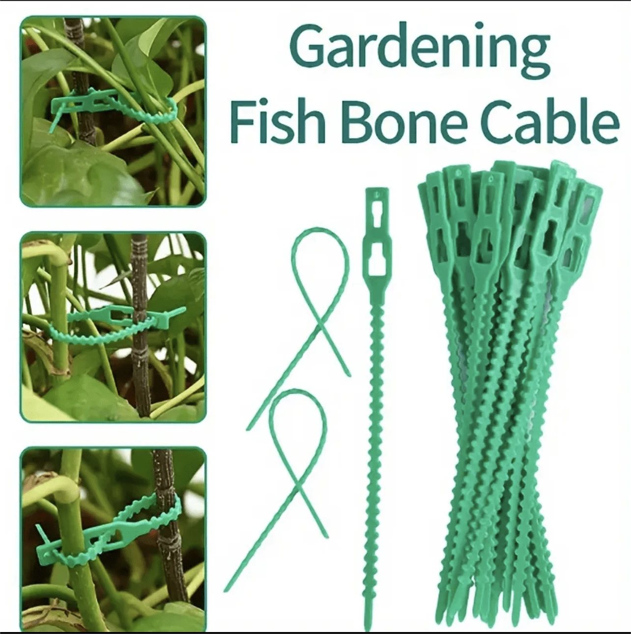50pcs Adjustable Multi-Purpose Garden Ties, Simulate Plant Thorn Stem ...