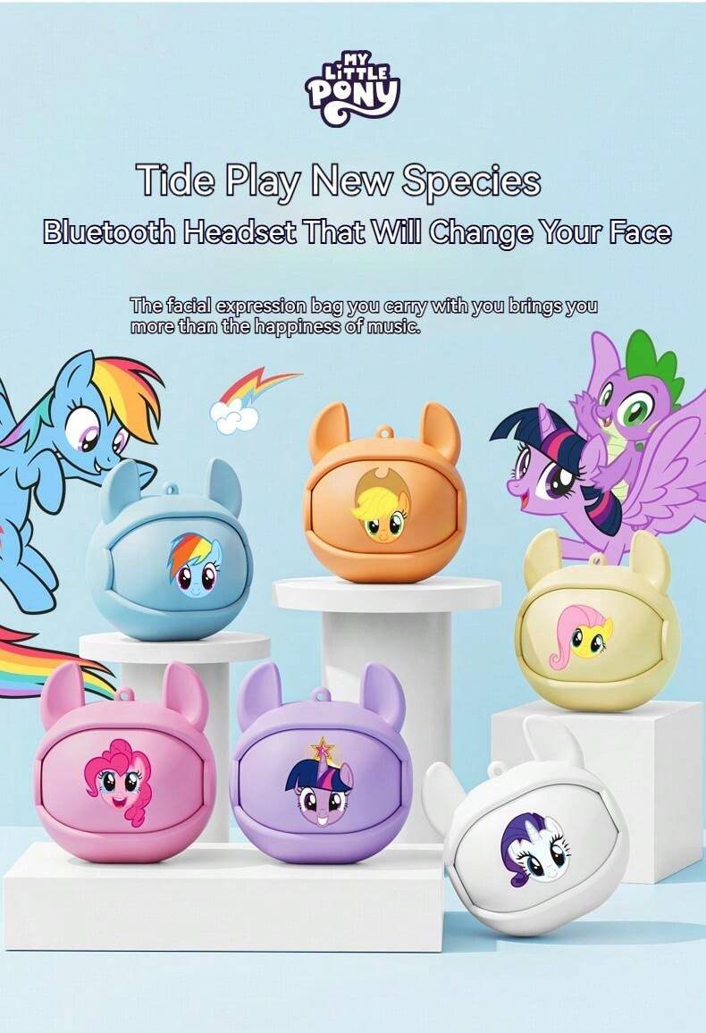 MY LITTLE PONY Bluetooth 5.3 Earphone Wireless Headphones Music Dual ...