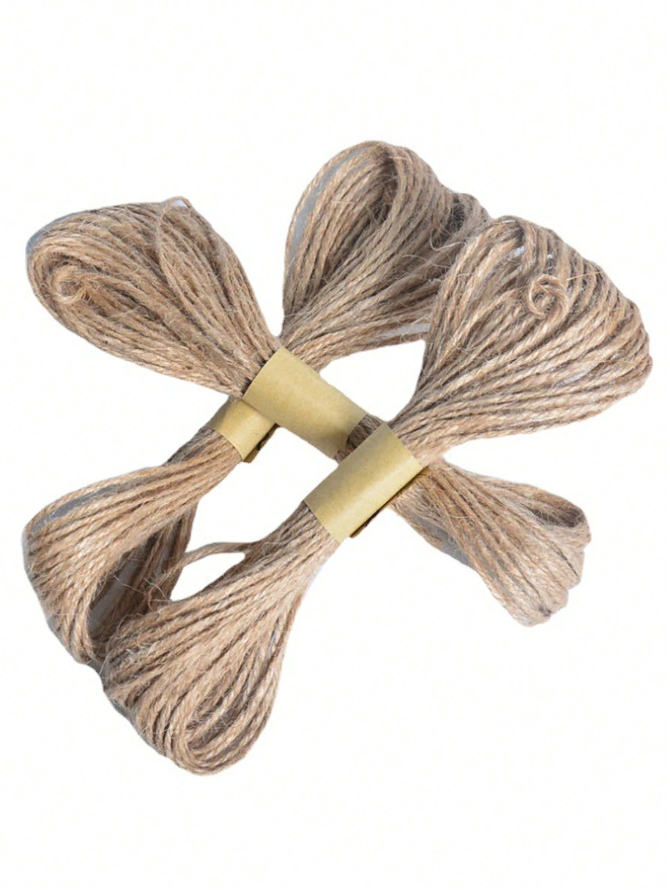 2pcs 2mm Thick X 1000cm Long Natural Jute Rope, DIY Packaging Twine ...