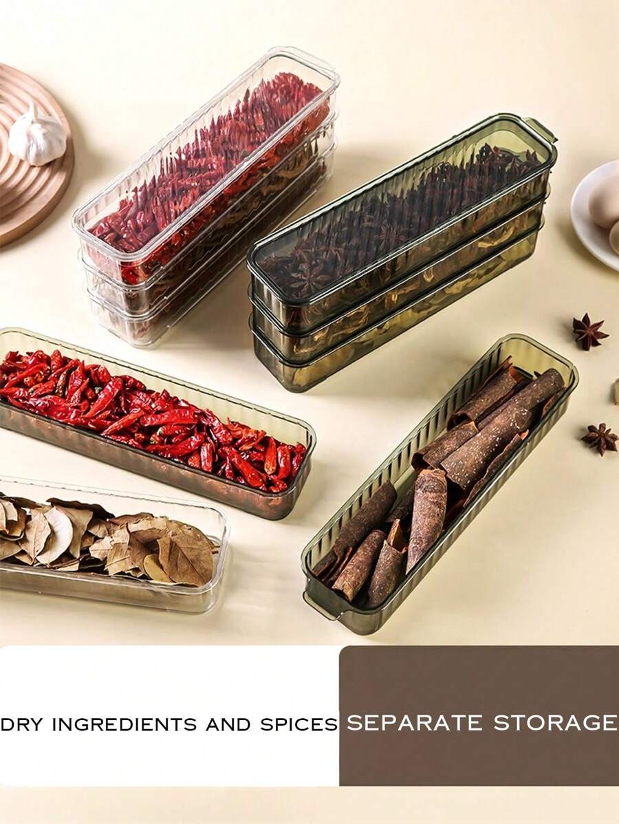 Multi-Functional Food Storage Container, Spice Rack, Household Dumpling ...