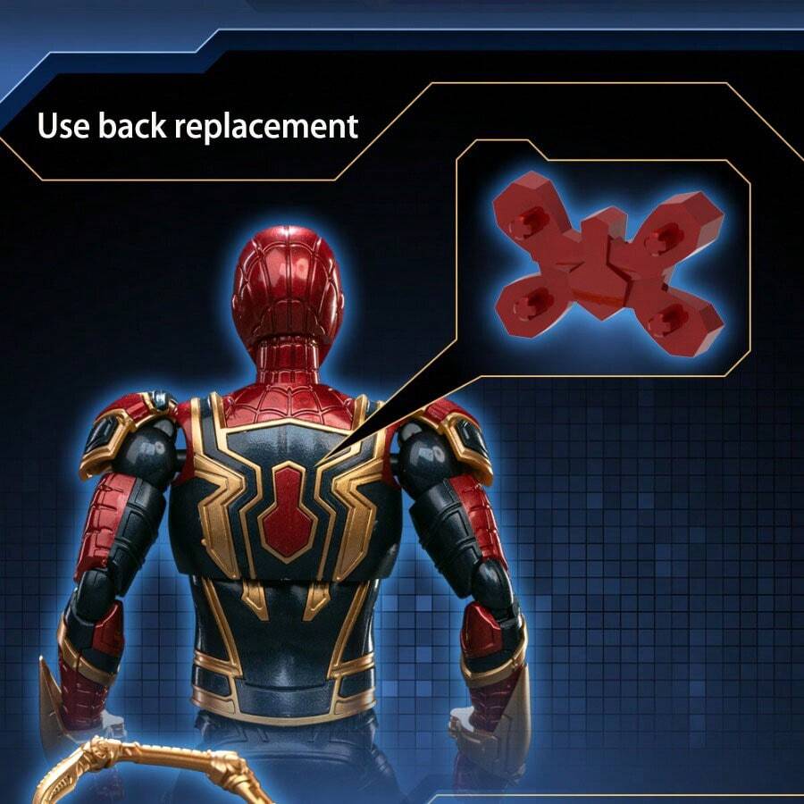 Fond joy Fondjoy 1/12 Scale Infinity Saga Iron Spider Assembly Model ...